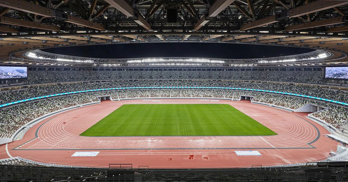 Japan National Stadium | Job References | Electric Works | Panasonic Global