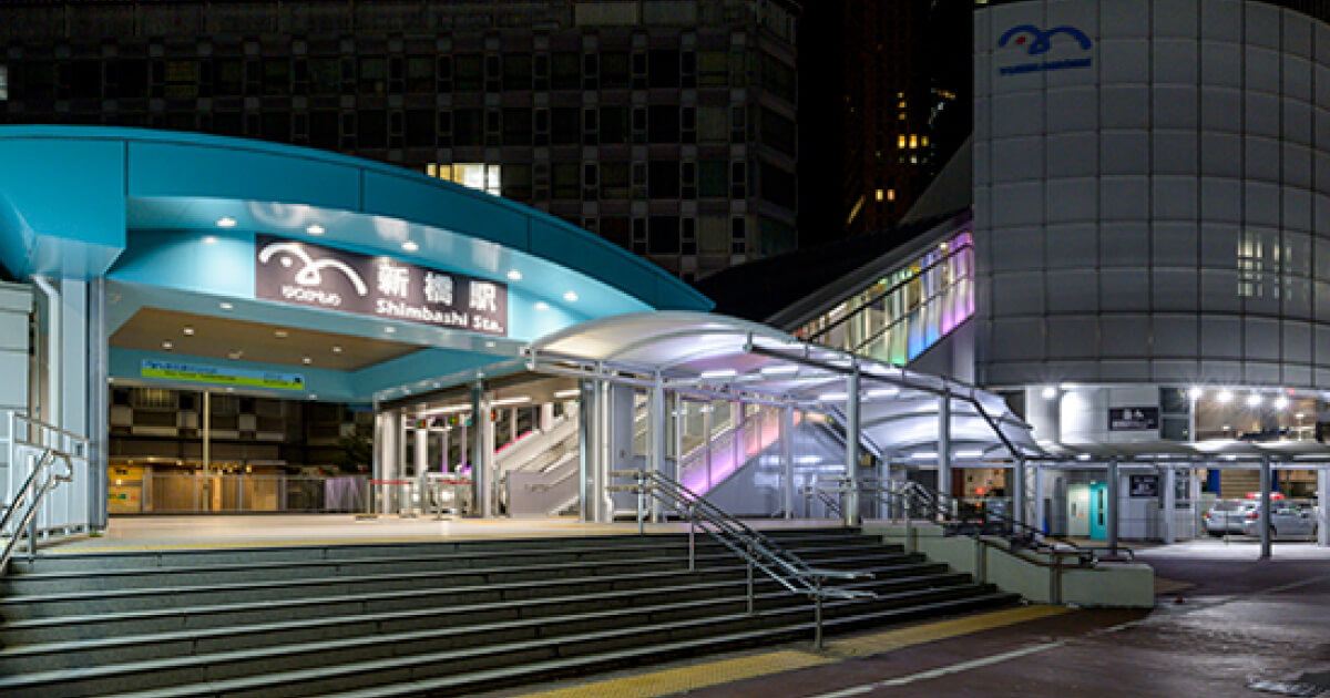 Yurikamome Shimbashi Station (For Special Occasion Lighting Display ...